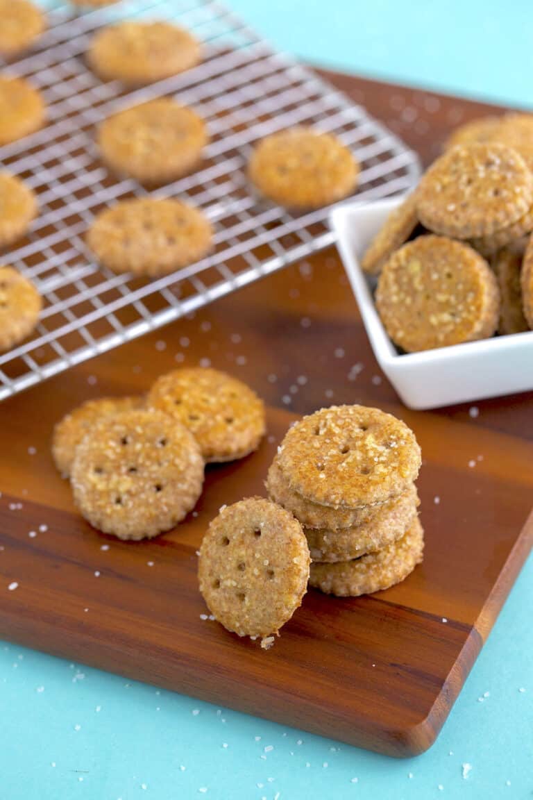 Homemade Ritz Crackers Recipe - Mind Over Munch