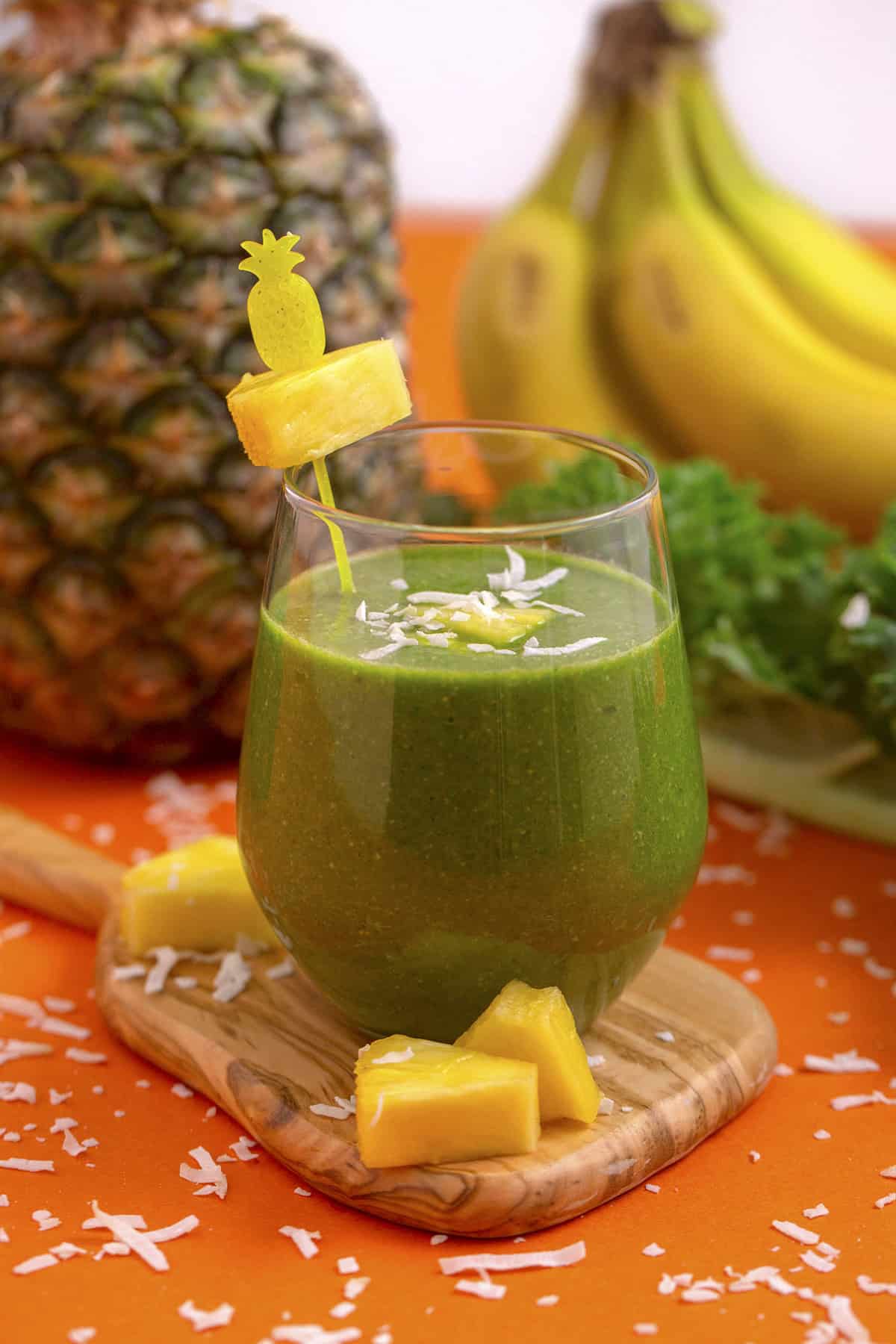 Pineapple Kale Smoothie Recipe - Mind Over Munch
