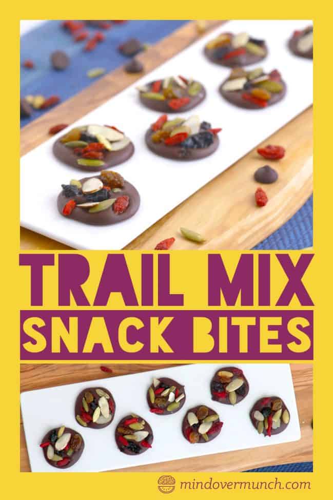 Dark Chocolate Trail Mix Bites | Vegan & Paleo | Mind Over Munch