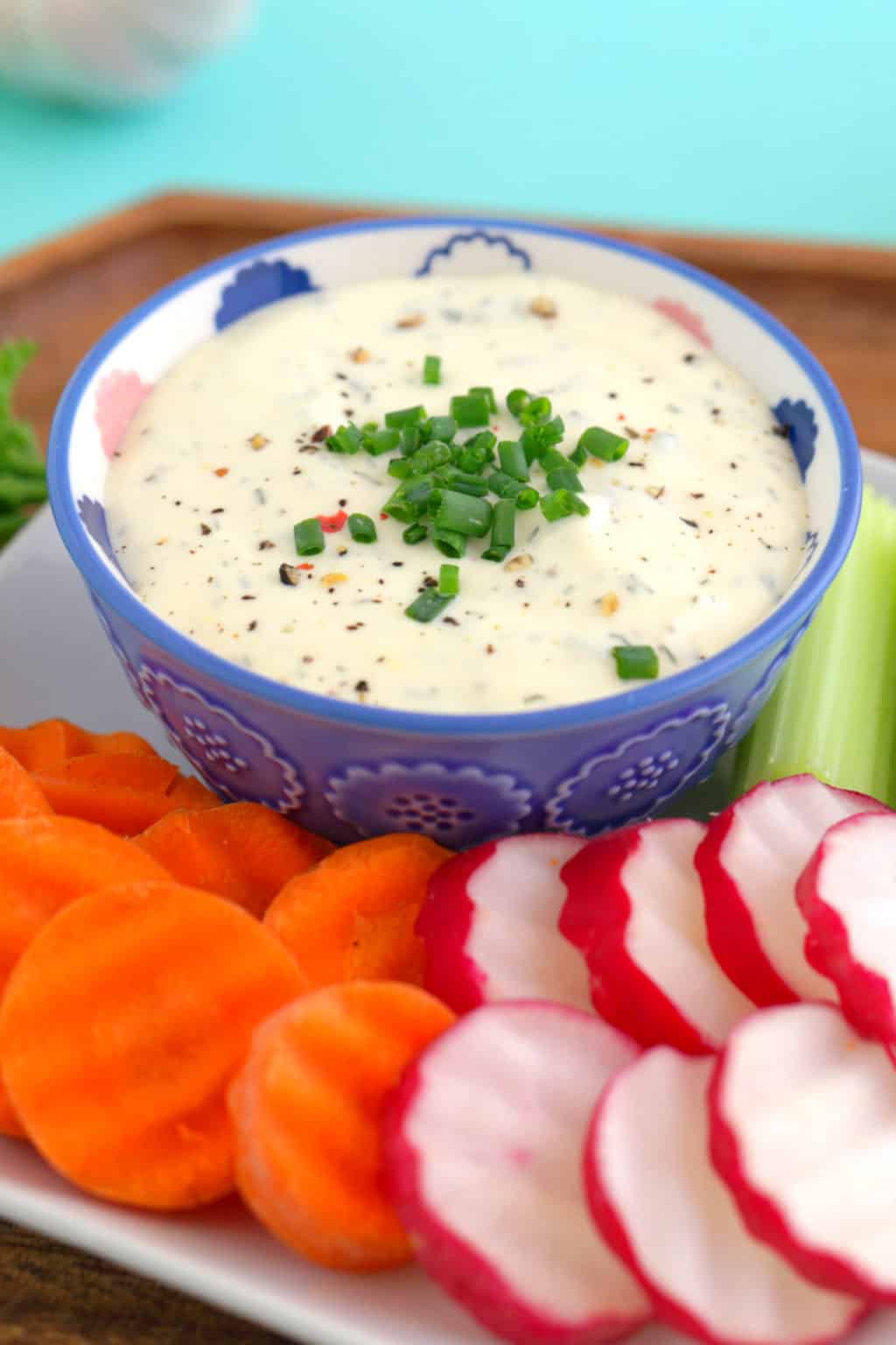 Homemade Ranch Veggie Dip Recipe - Mind Over Munch