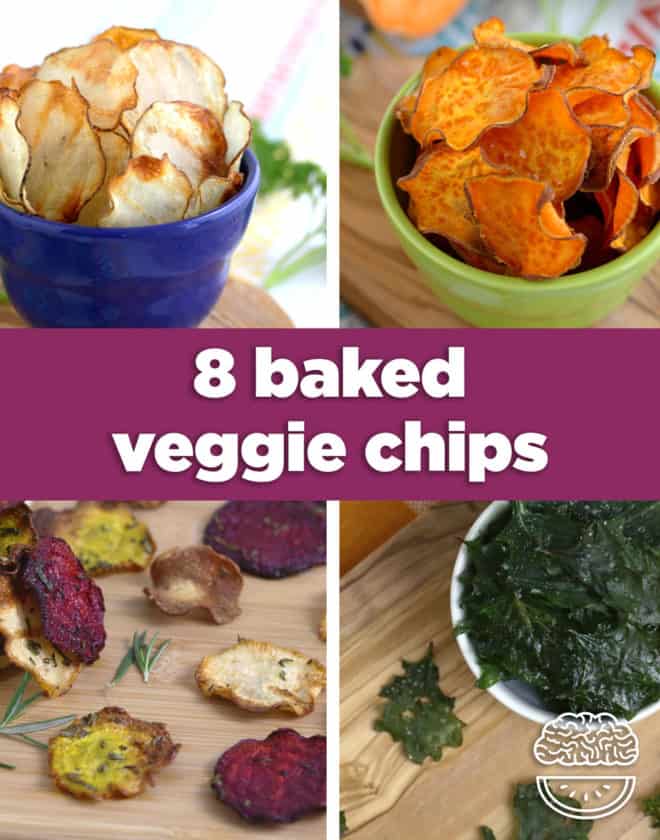 8 Baked Veggie Chips Recipes - Mind Over Munch