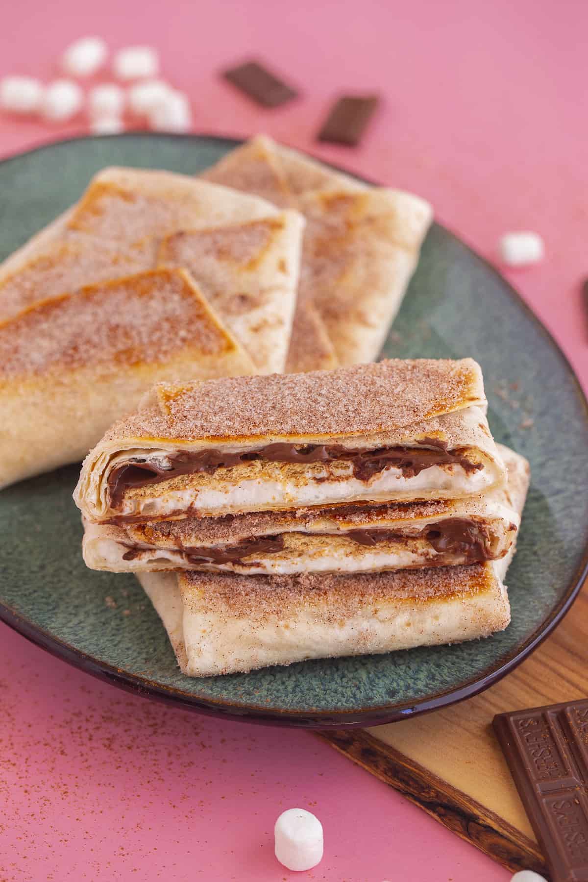 S’mores Crunchwrap Recipe - Mind Over Munch