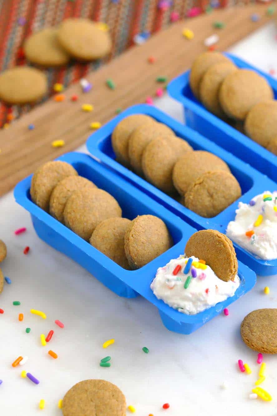Healthy Homemade Dunkaroos Dip & Cookies - Mind Over Munch