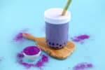 Taro Milk Tea with Boba - Mind Over Munch