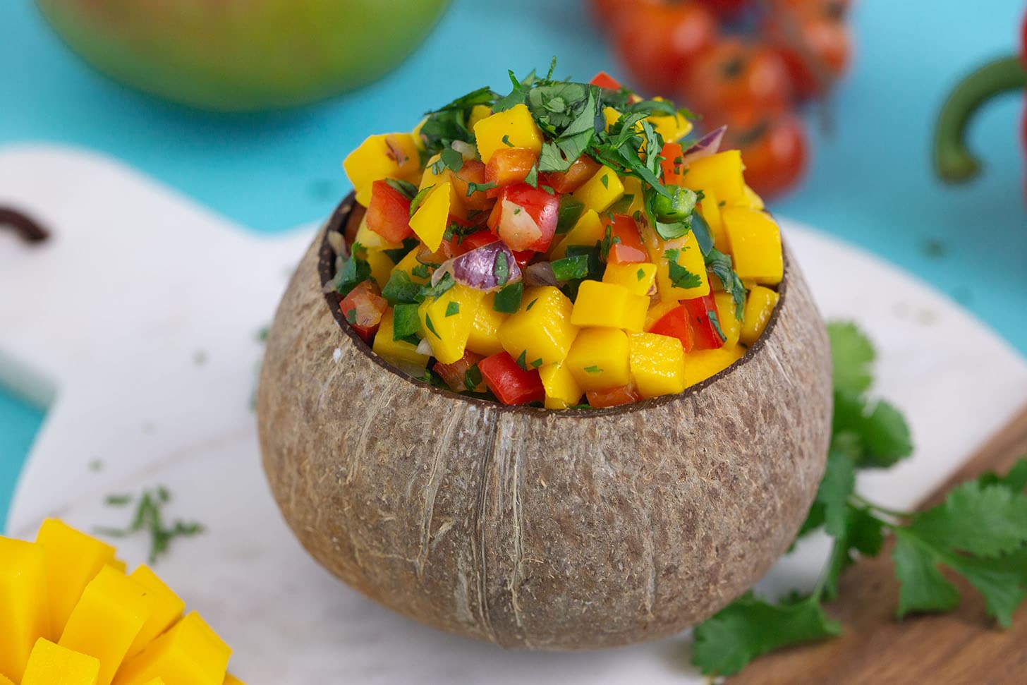 Easy 6-Ingredient Mango Salsa - Mind Over Munch