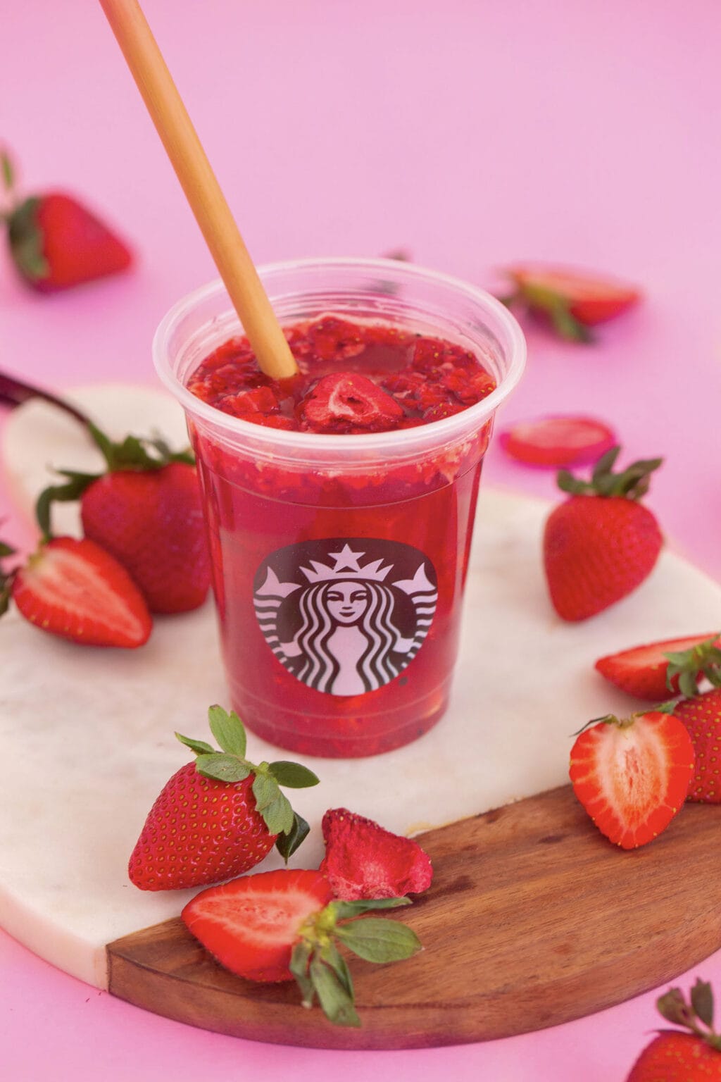 Starbucks Strawberry Acai Refresher Copycat - Mind Over Munch