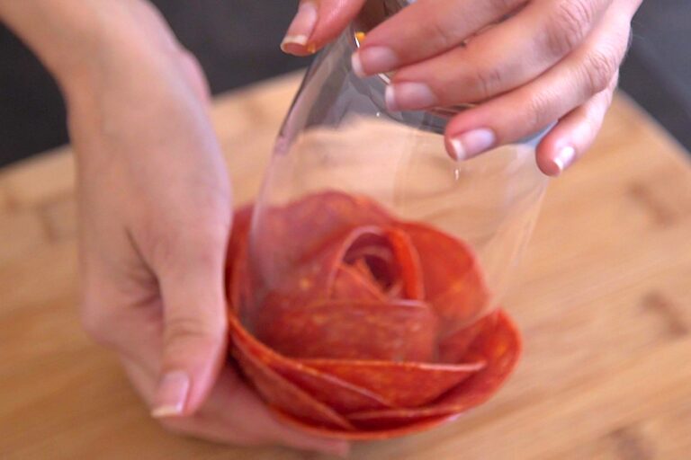 How to Make Meat Roses for a Charcuterie Board - Mind Over Munch
