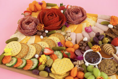 How to Make Meat Roses for a Charcuterie Board - Mind Over Munch