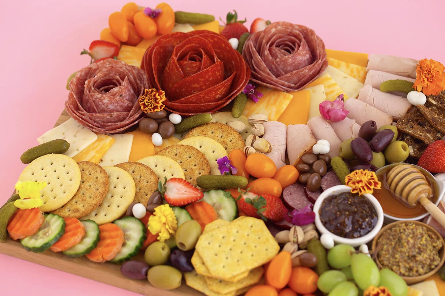 How to Make Meat Roses for a Charcuterie Board - Mind Over Munch