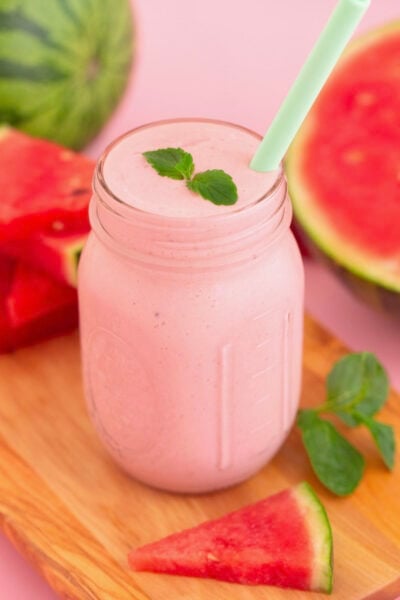 Creamy Watermelon Smoothie - Mind Over Munch