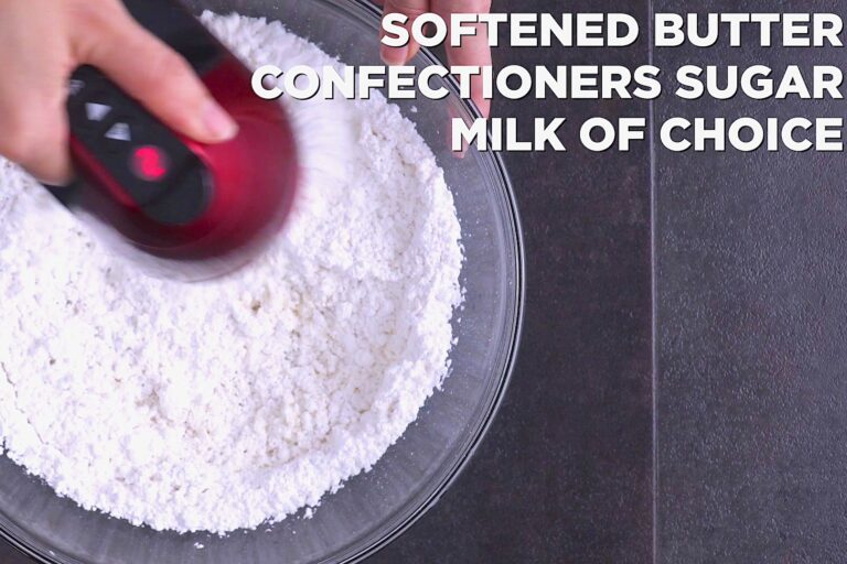 Easy 3-Ingredient Powdered Sugar Icing - Mind Over Munch