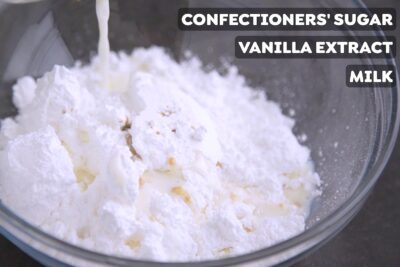 Easy 3-Ingredient Powdered Sugar Icing - Mind Over Munch