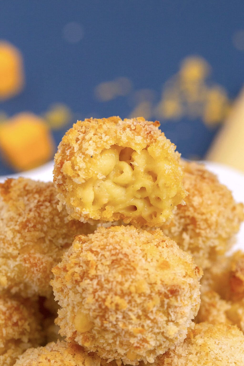 Crispy Baked Mac and Cheese Bites - Mind Over Munch