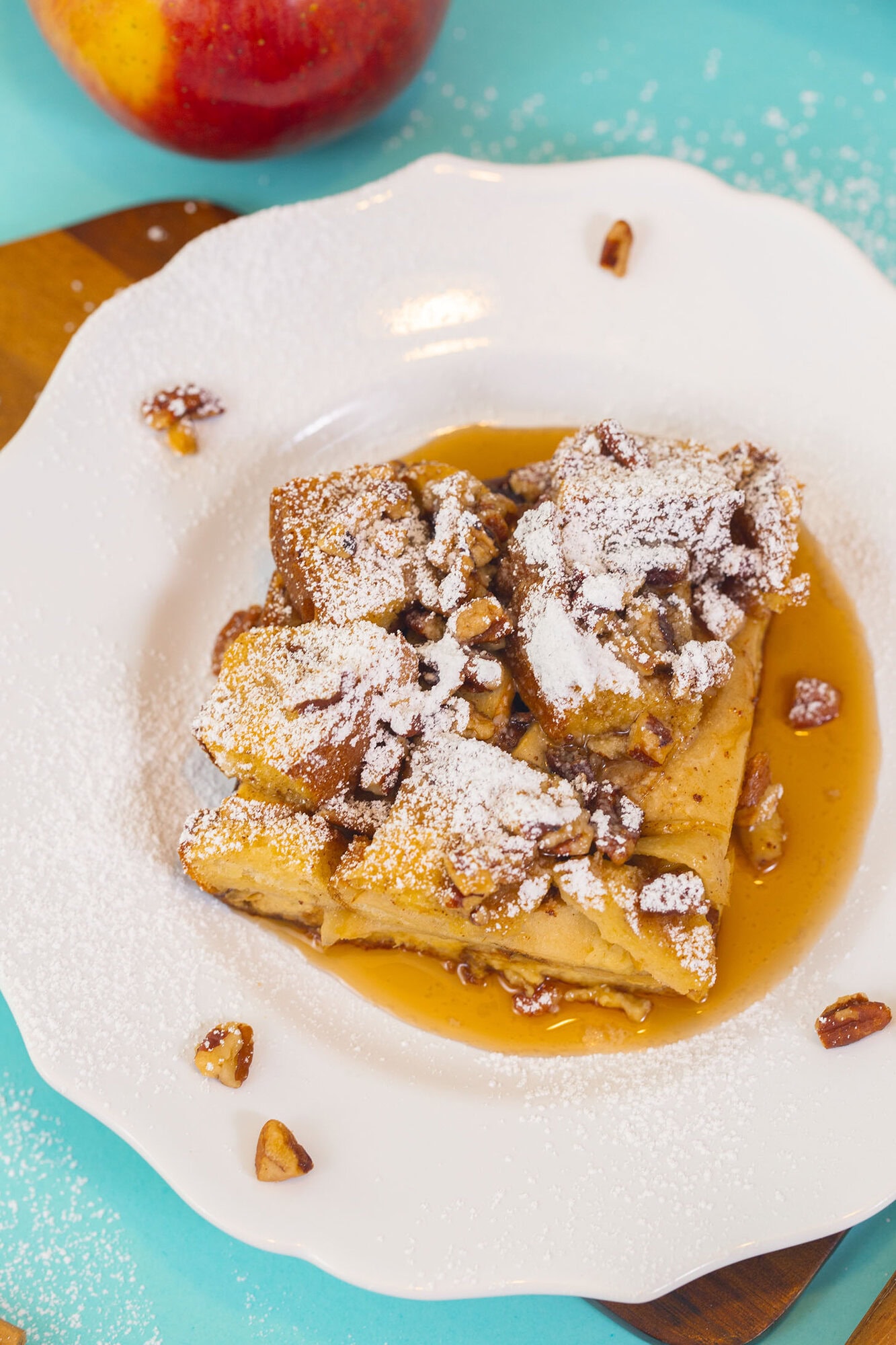 Apple Cinnamon French Toast Bake - Mind Over Munch