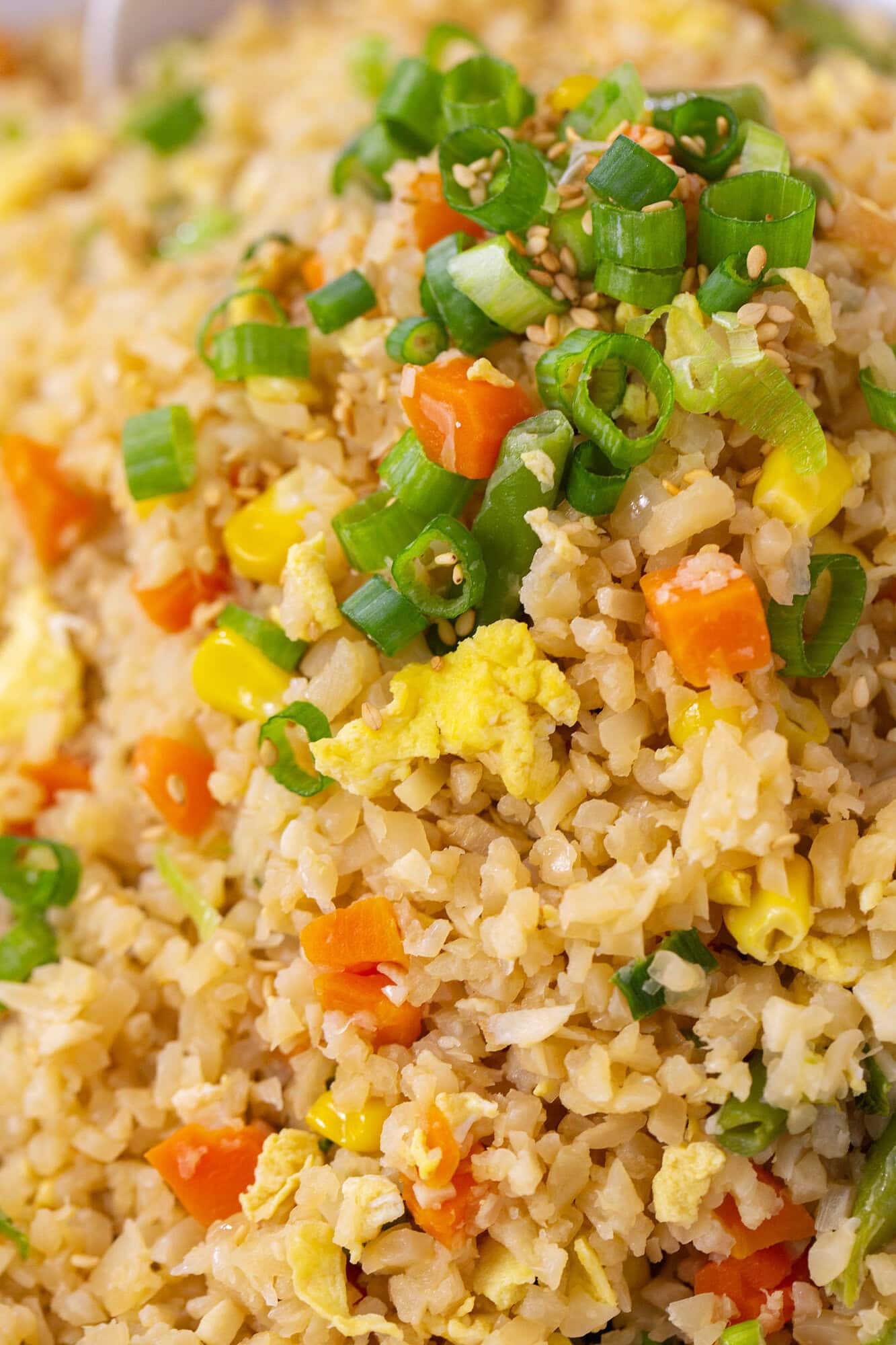 Meal Prep Cauliflower Fried Rice - Mind Over Munch