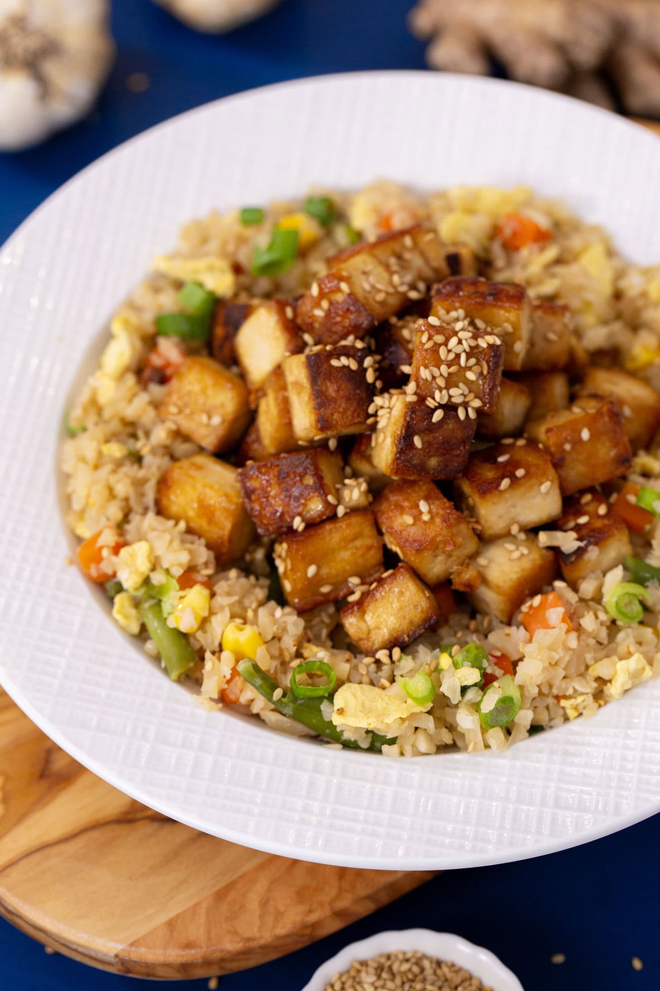 Sesame Ginger Tofu – Easy Crispy Tofu Recipe - Mind Over Munch